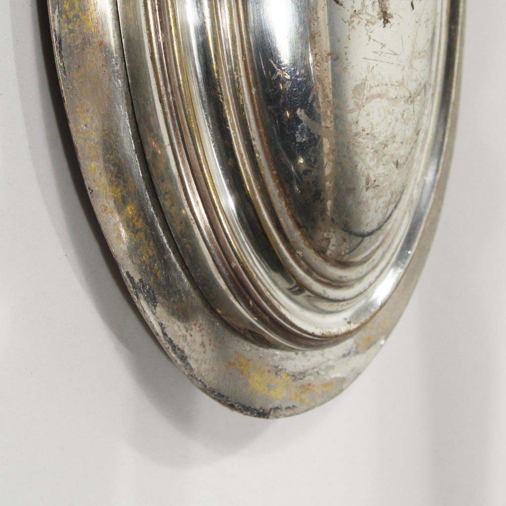 Pair of Antique Silver Plated Sconces by Sterling Bronze Co.