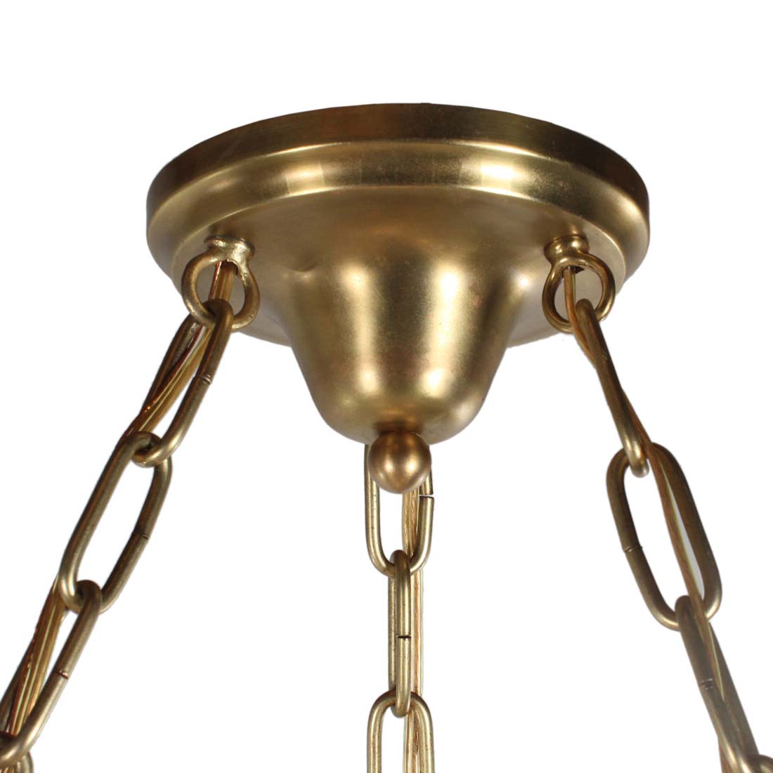 SOLD Neoclassical Inverted Dome Chandelier, Antique Lighting - Archived ...