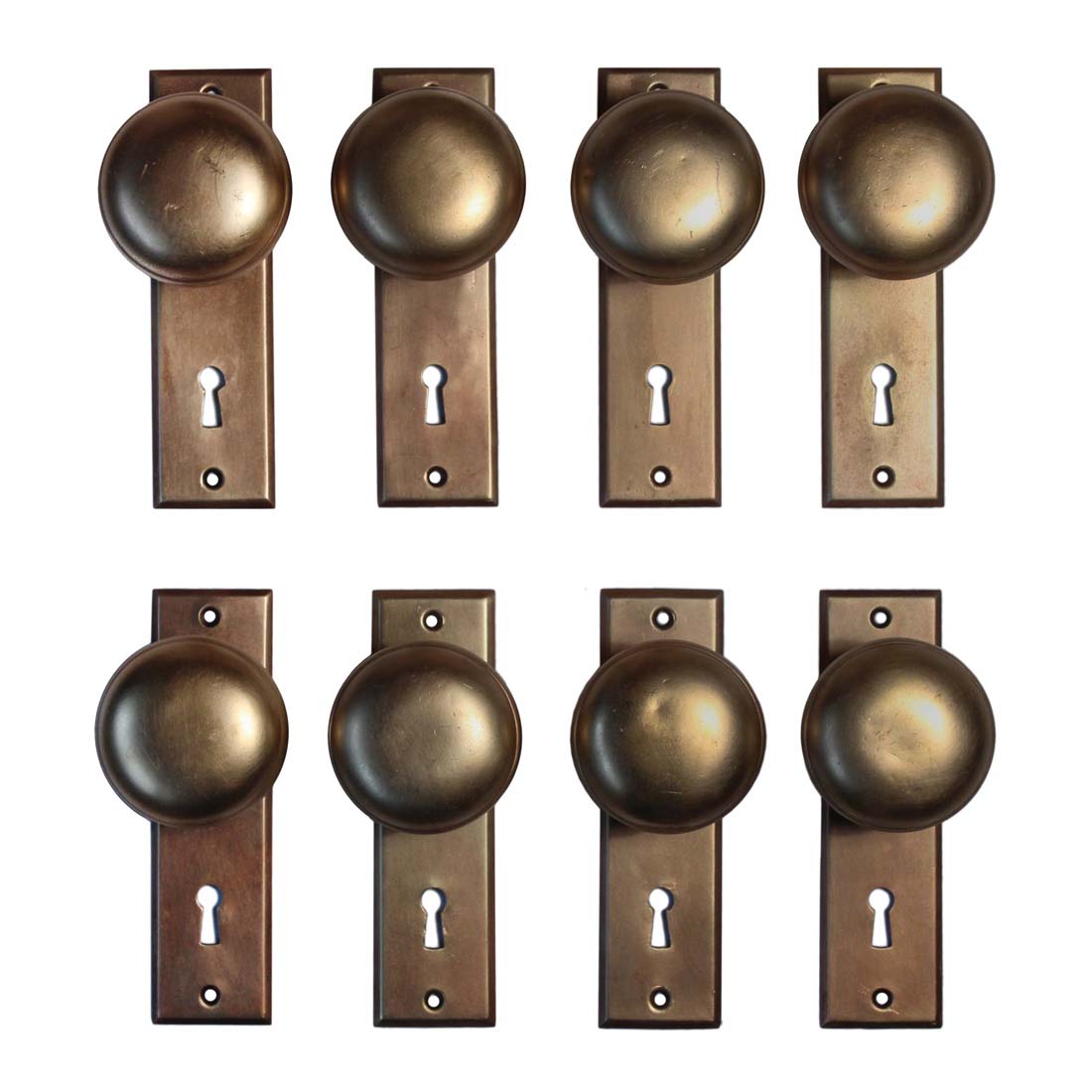 Antique Brass Tudor Door Hardware Sets, Early 1900’s