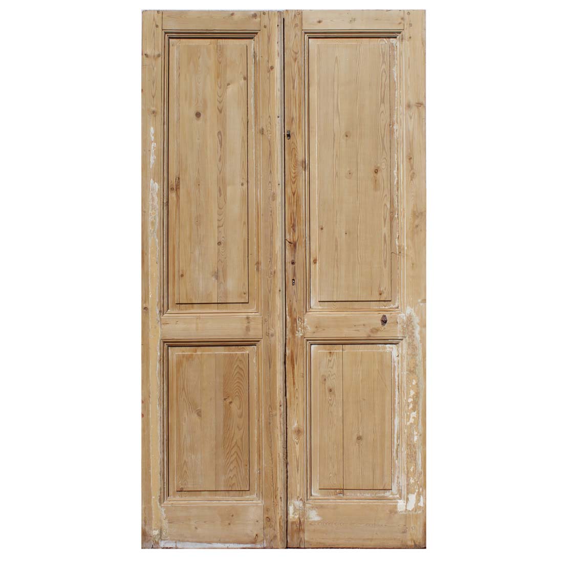 SOLD Antique Pair of 44” Solid French Doors - Archived Items, Doors ...