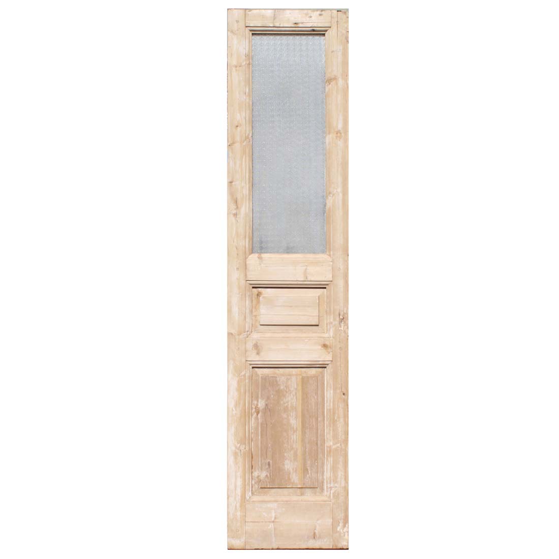 SOLD Reclaimed Antique 20” Door with Textured Glass, Early 1900's ...