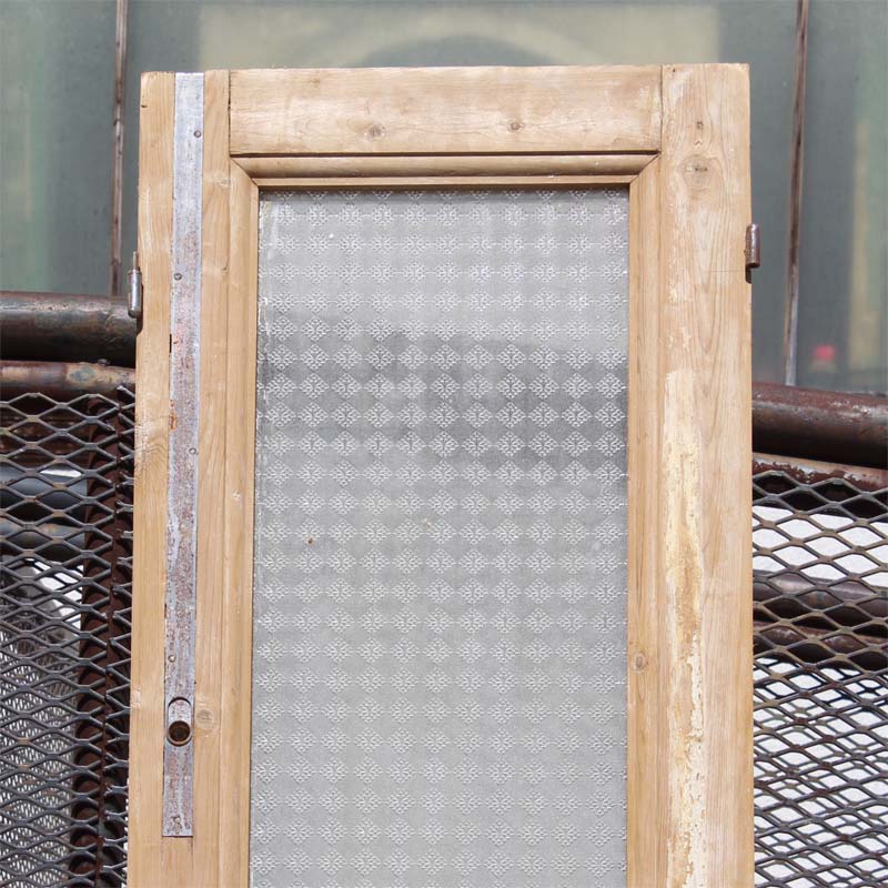 SOLD Reclaimed Antique 20” Door with Textured Glass, Early 1900's ...