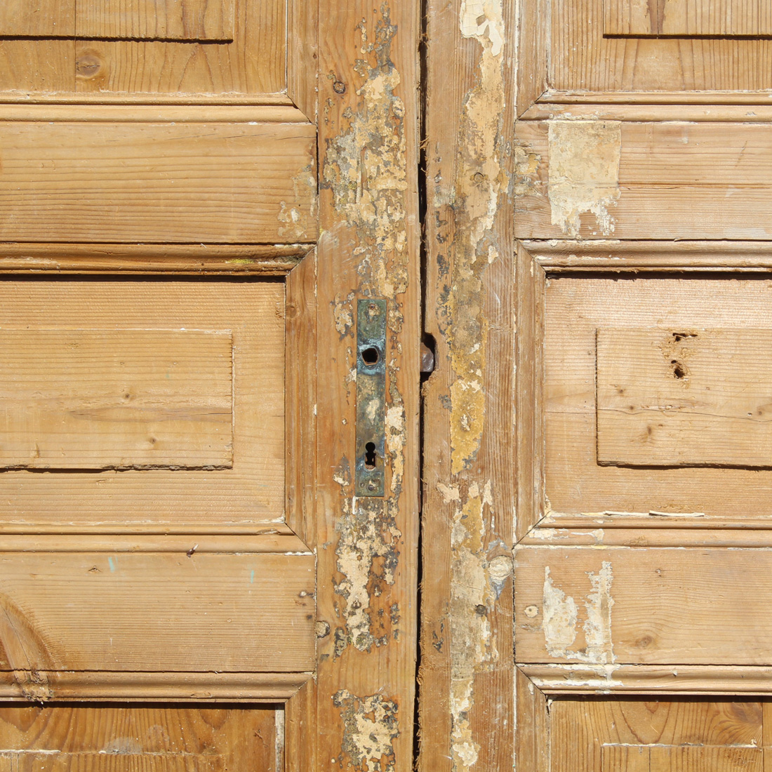 SOLD Pair of 39" Salvaged Solid French Doors, Antique Doors - Archived ...