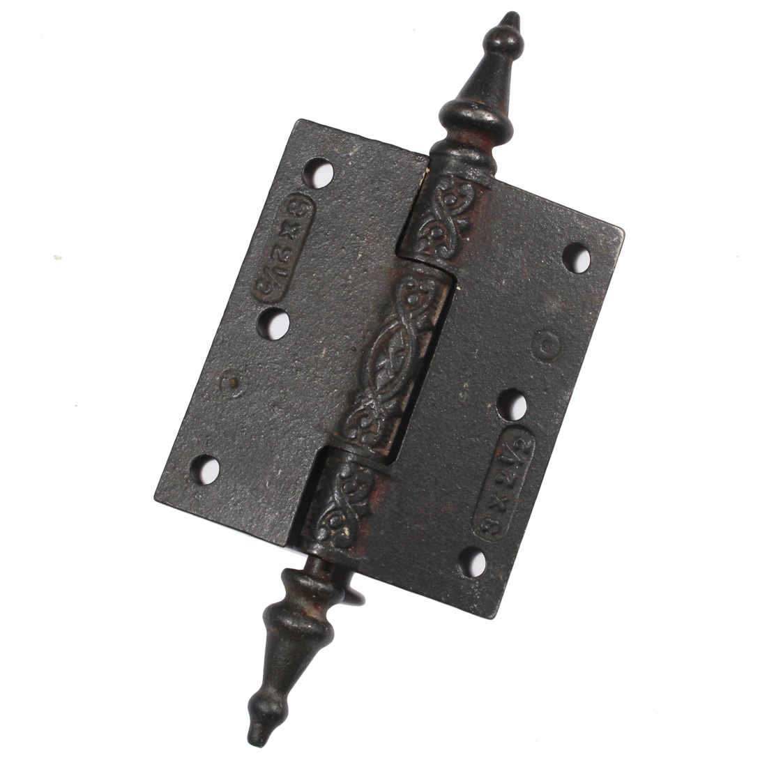 SOLD Matching Pairs of Antique Decorative Cast Iron 3” Hinges, Late ...