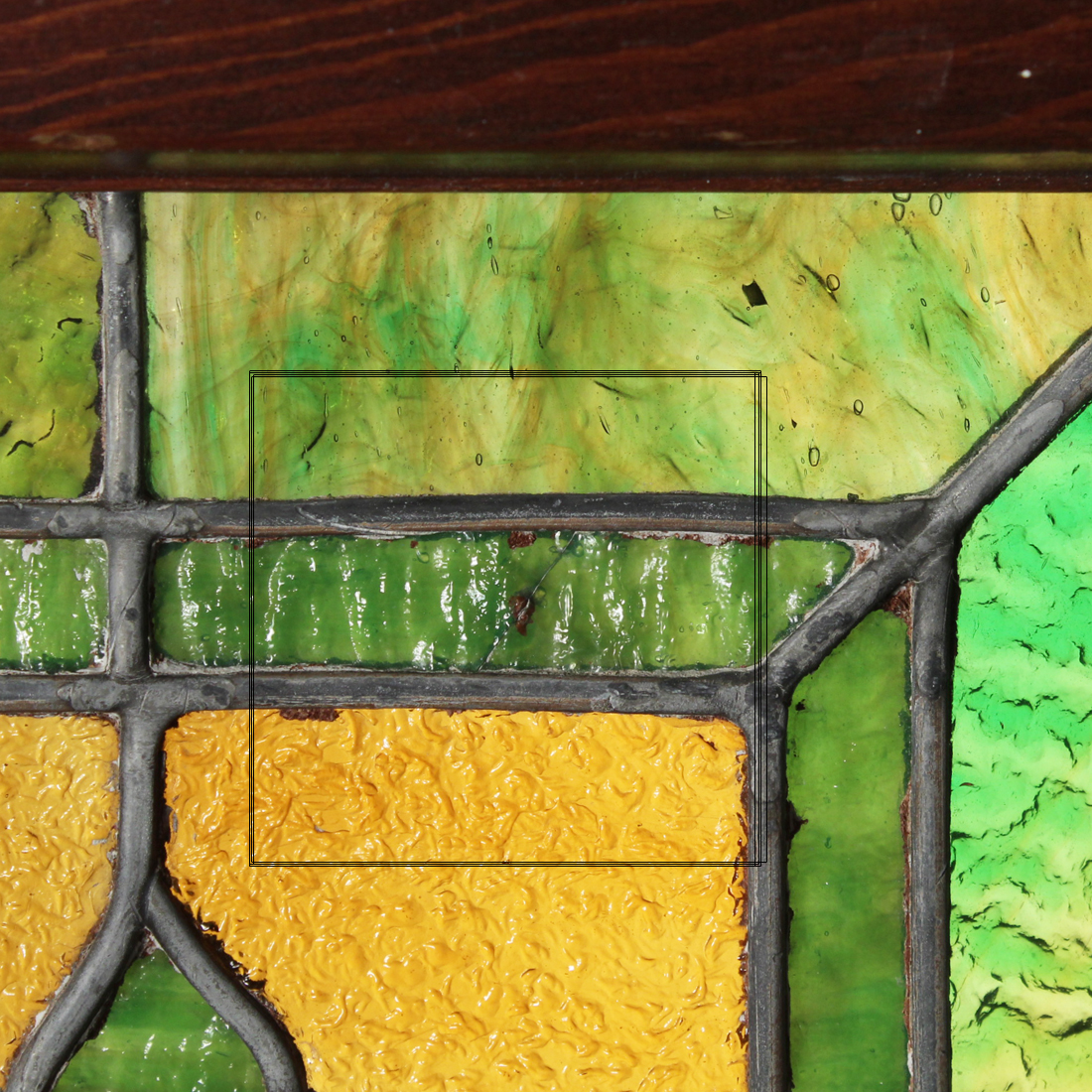 Antique American Stained Glass Window, Early 1900s