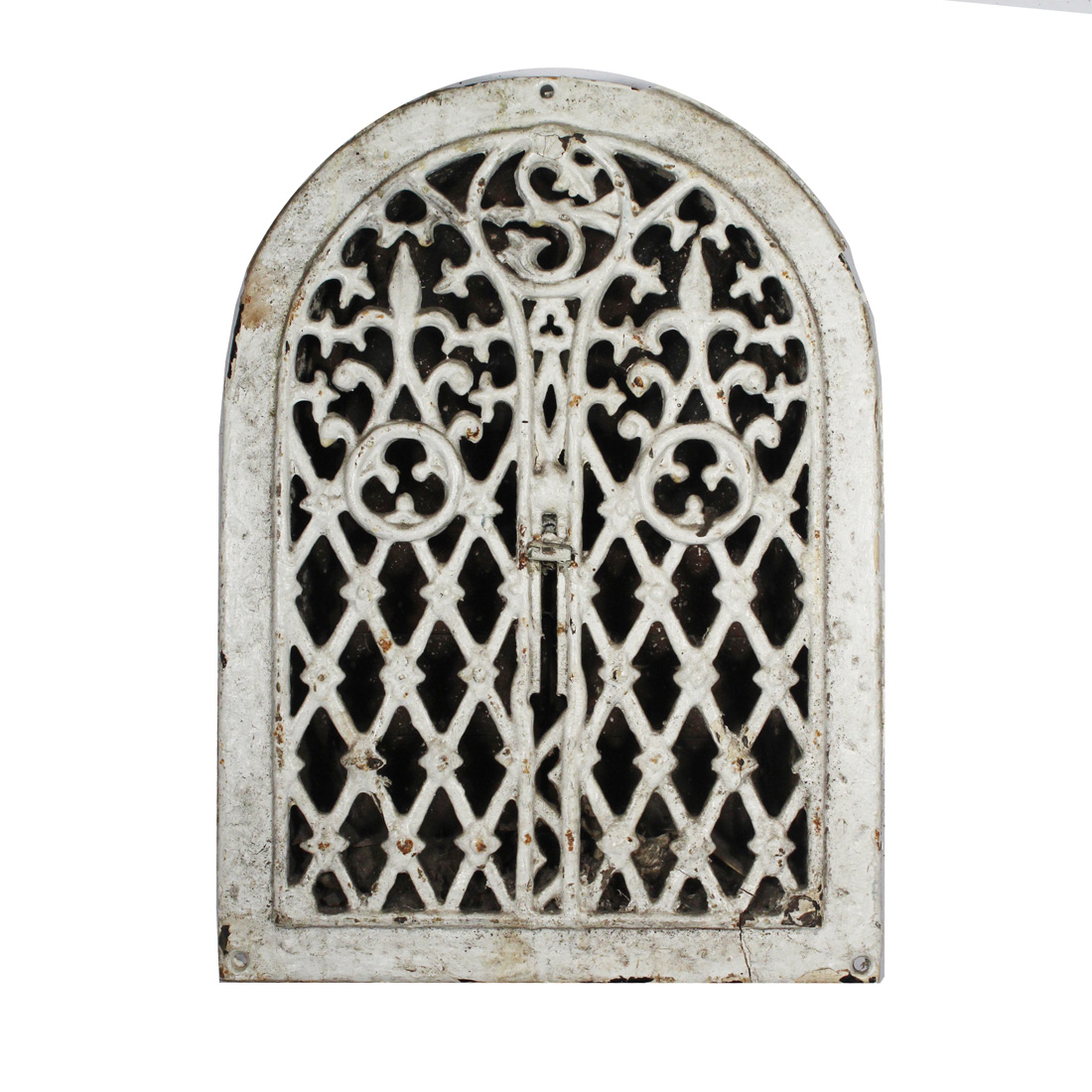 SOLD Salvaged Cast Iron Arched Wall Vent, Late 1800's - Architectural ...