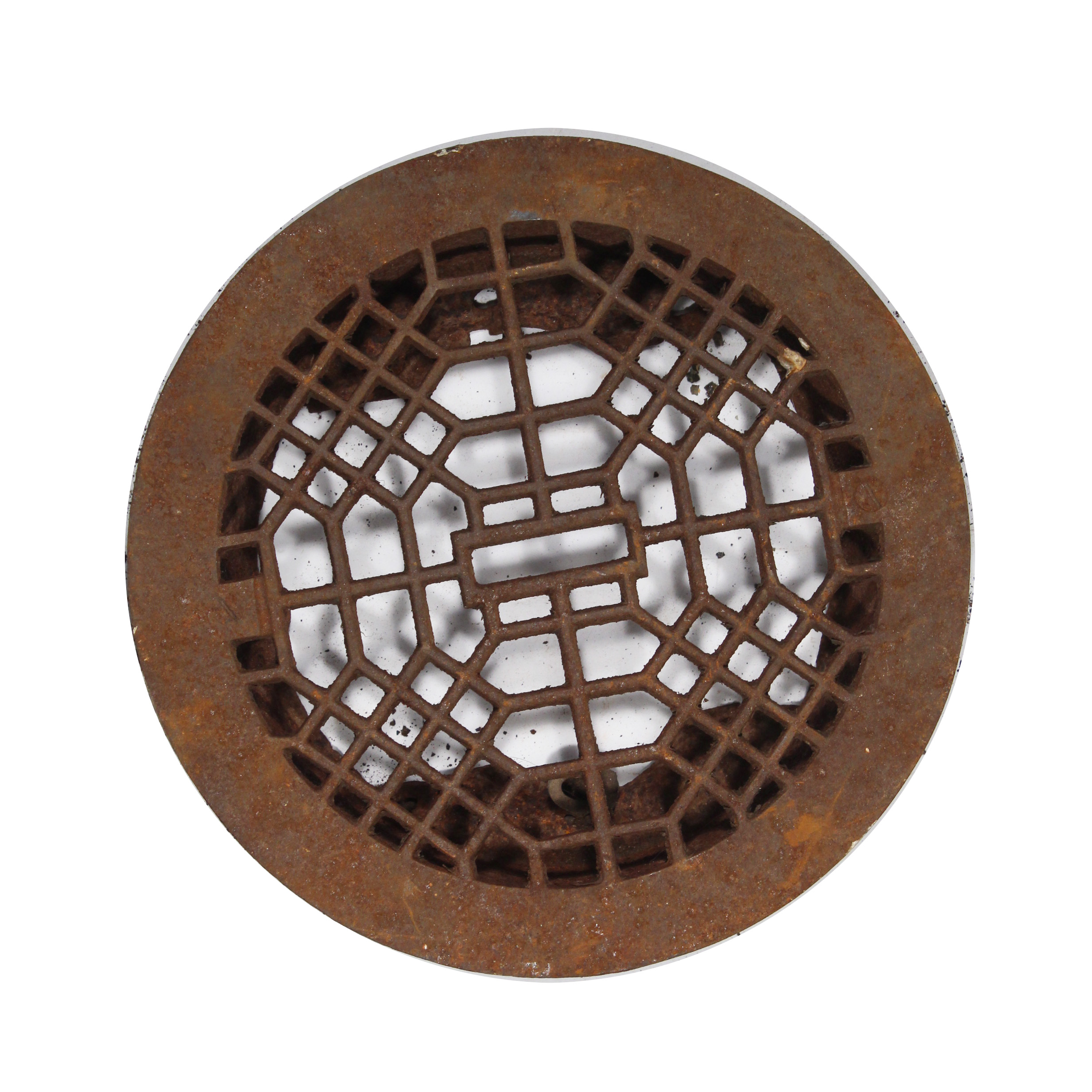 SOLD Reclaimed Cast Iron Circular Wall Vent, Late 1800's ...