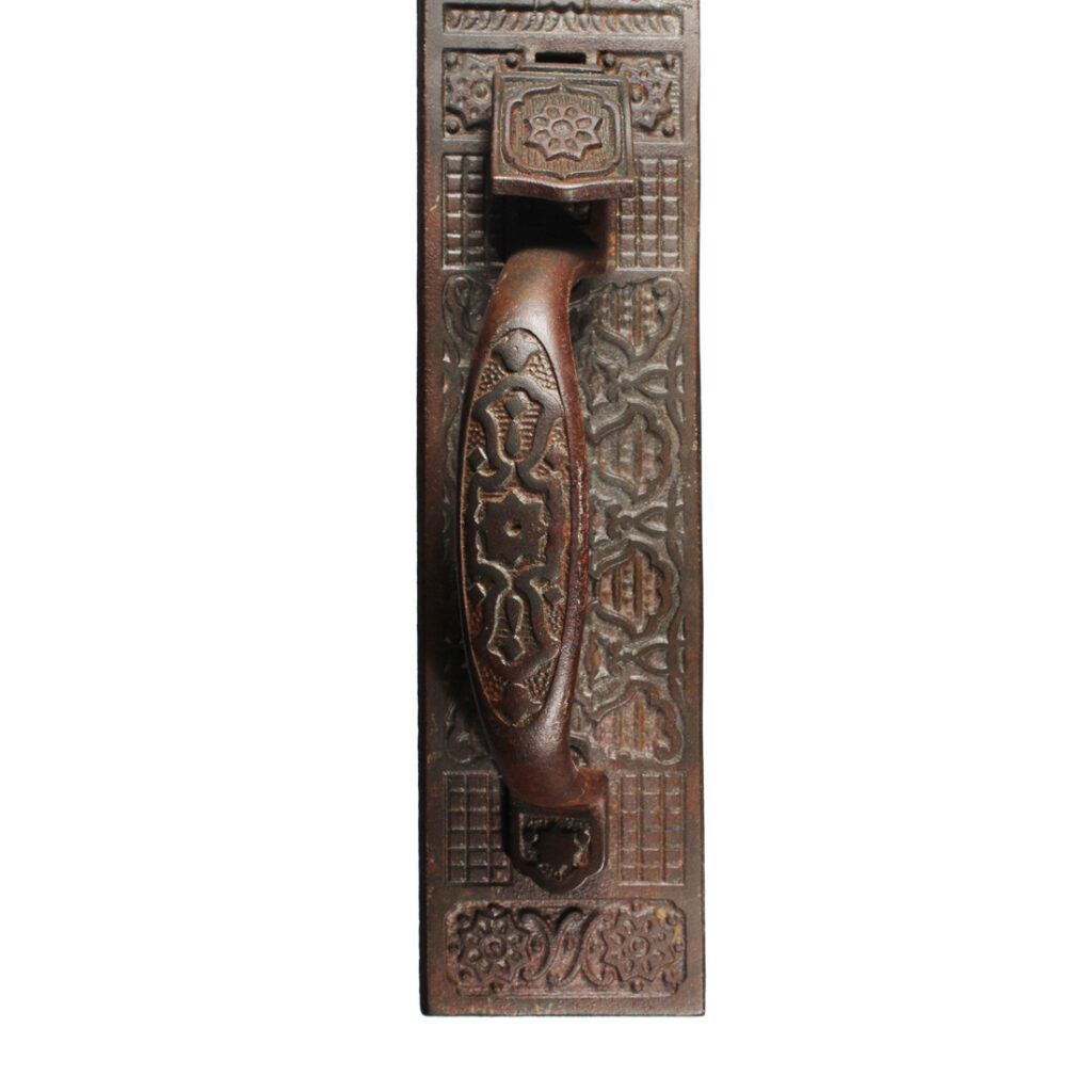 Antique Eastlake Cast Iron Door Pull / Handle, C. 1880’s