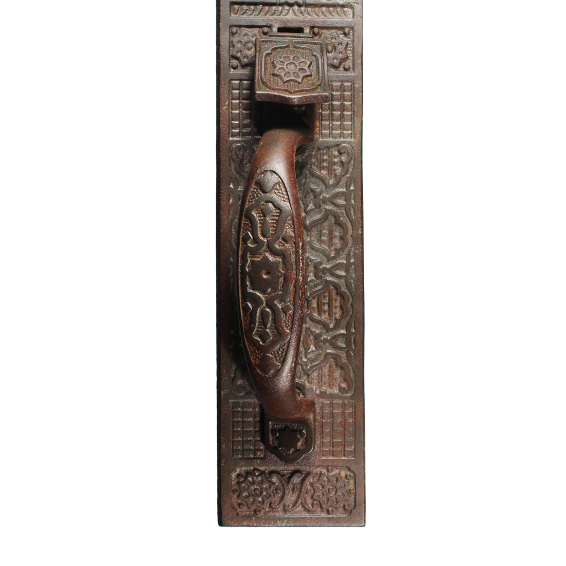 Antique Eastlake Cast Iron Door Pull / Handle, C. 1880’s