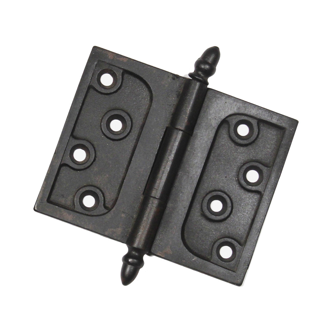 Pair of Antique Refinished Cast Iron 5x4" Hinges, 19th Century ...