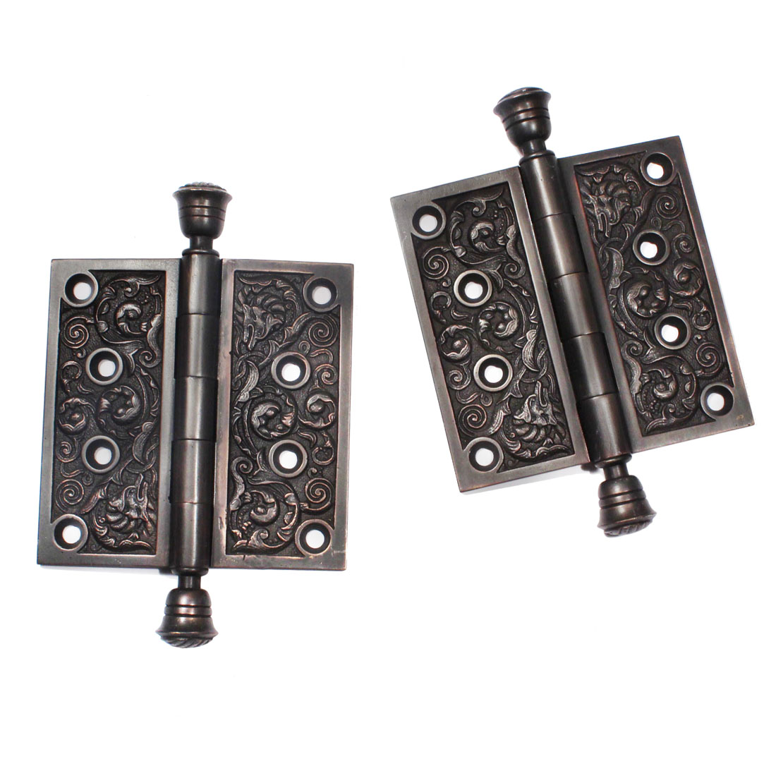 SOLD Pair of Antique 4" Cast Bronze "Columbian" Hinges by Reading ...