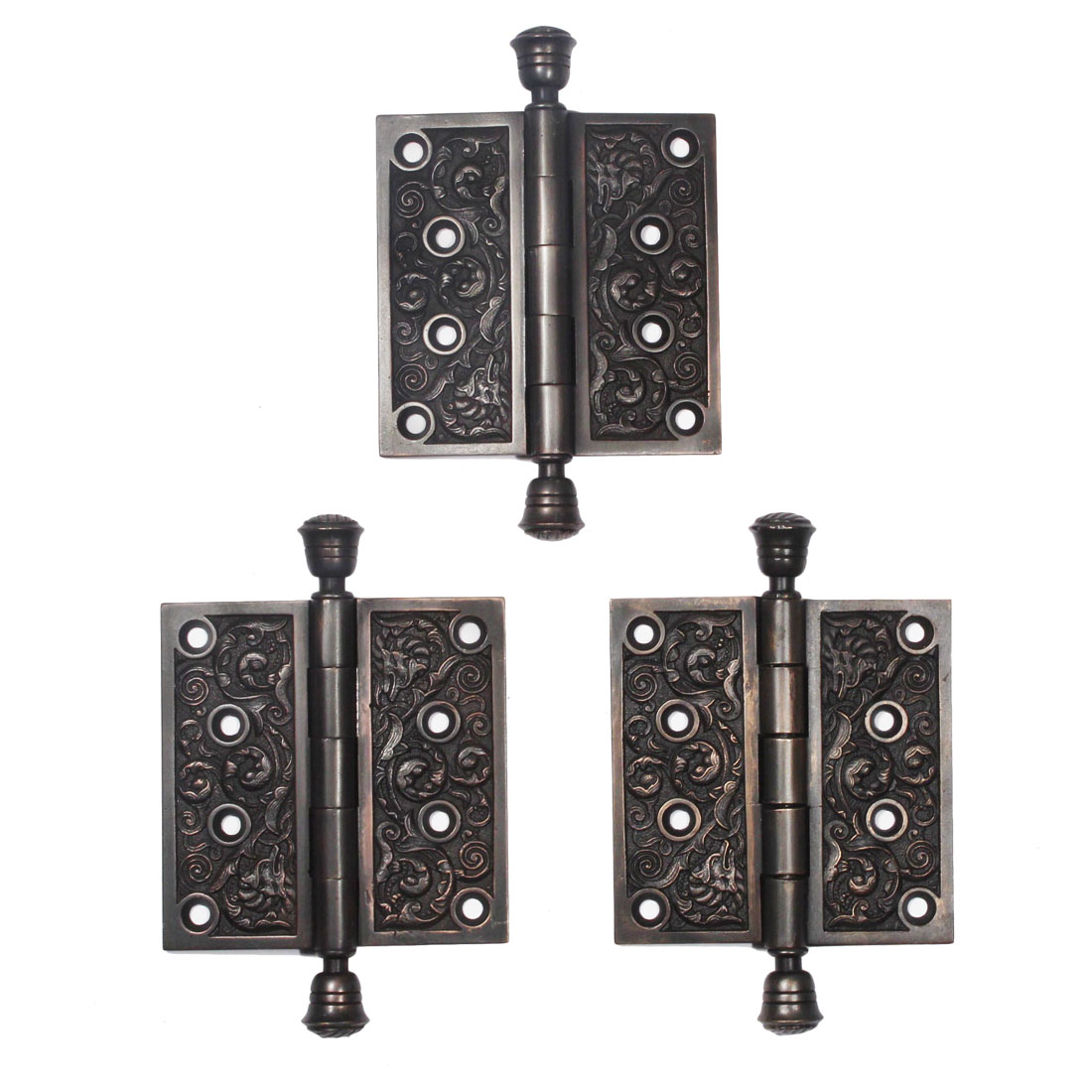 SOLD Set of Antique 4" Cast Bronze "Columbian" Hinges by Reading ...