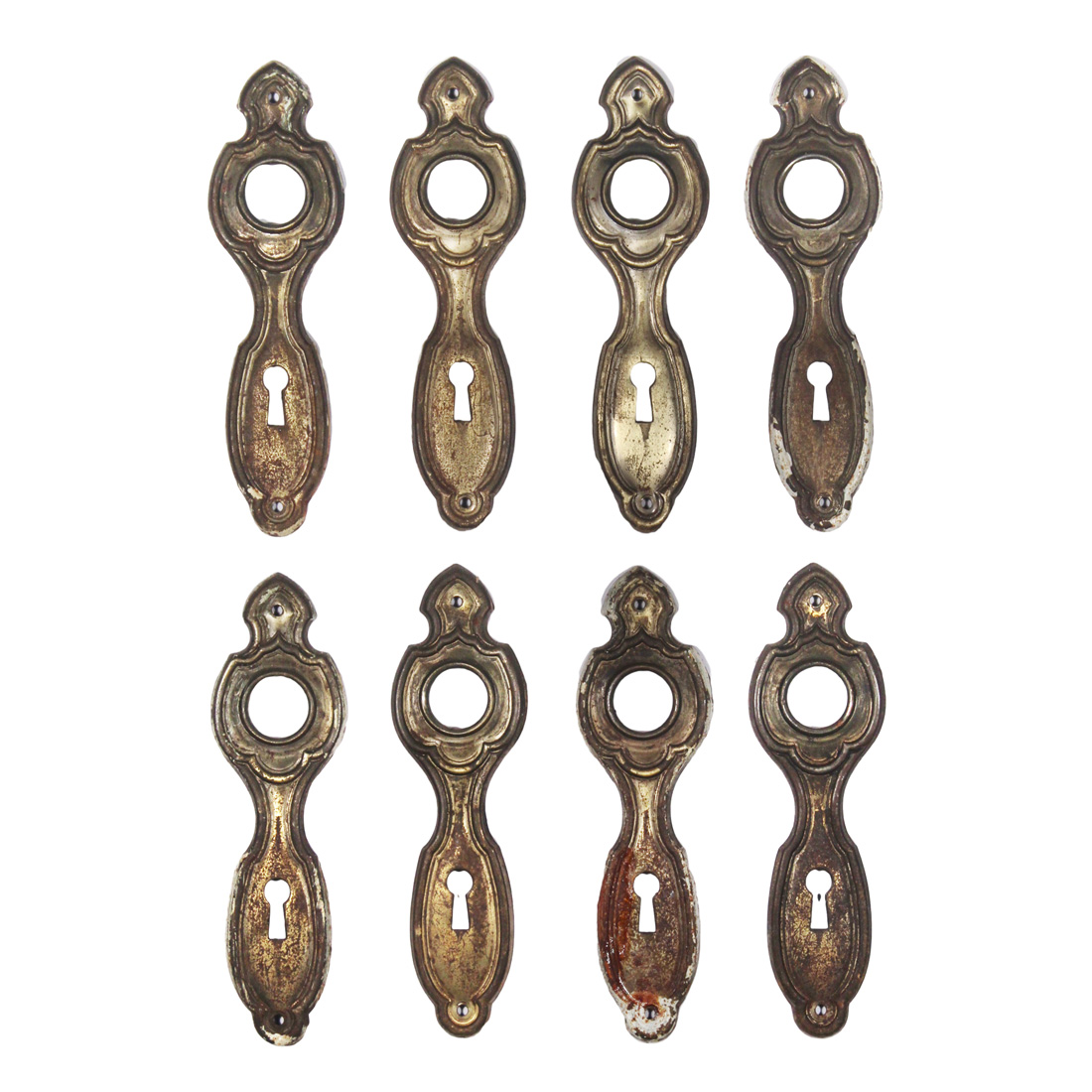 Matching Antique Tudor Doorplates, Spade - Antique Hardware, Antique ...